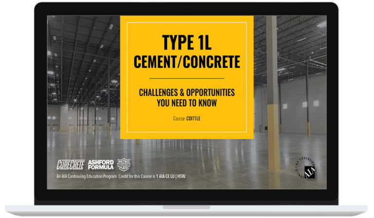 Curecrete Announces New Online AIA Course for Type 1L Cement/Concrete ...